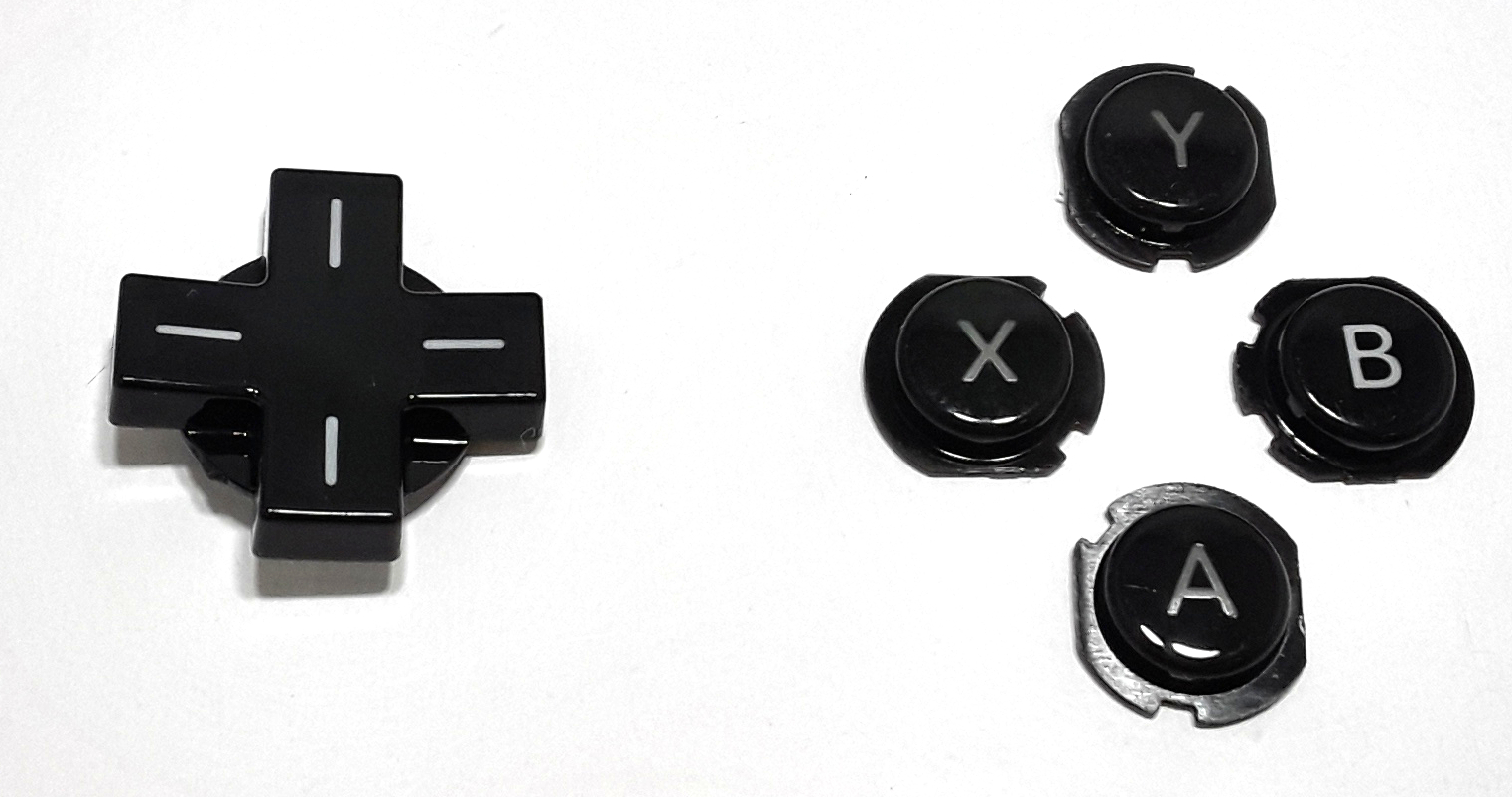 Original Pull ABXY D-pad Cross button set for the Nintendo 3DS | eBay