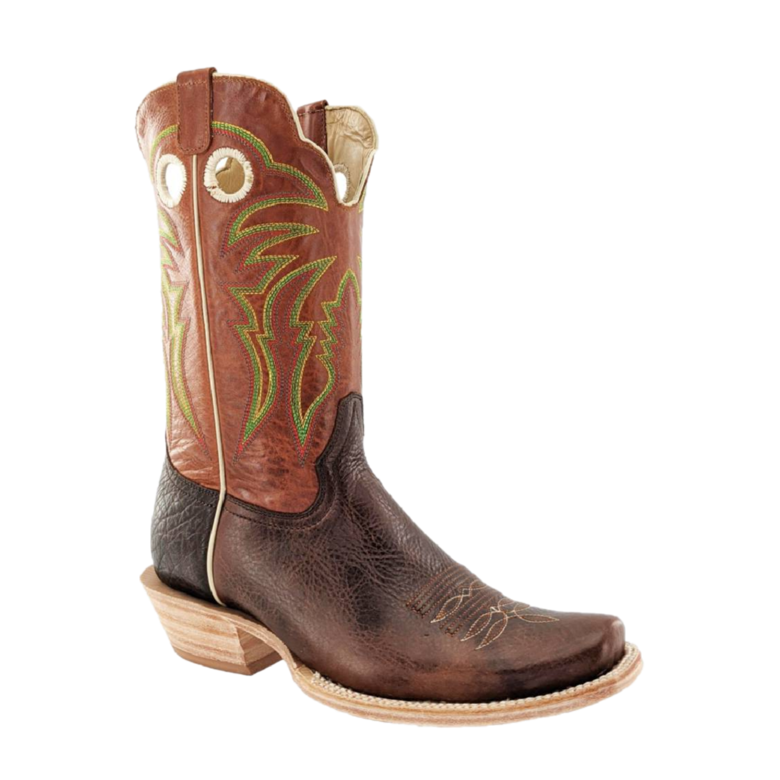 R. Watson Men's Cowhide Hickory Brown Western Boots RW8023-1 | eBay
