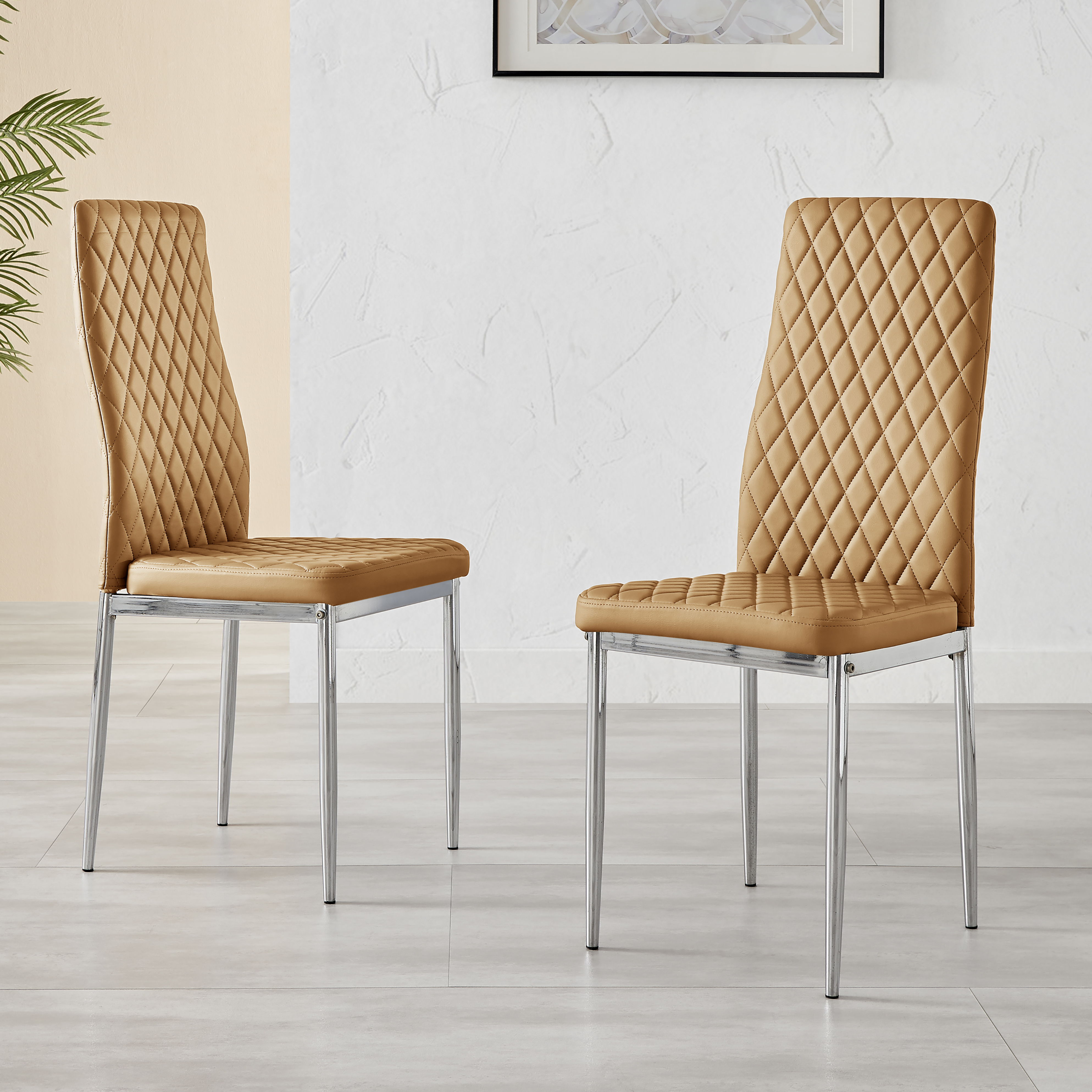 Mustard faux leather dining chairs store
